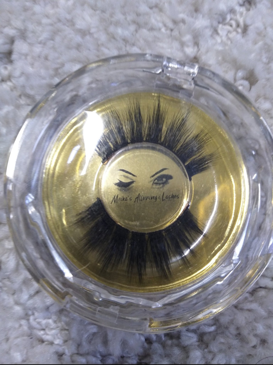 Meika's Alluring i Lashes 3D Mink Strip Eyelashes Style Classy Short ...